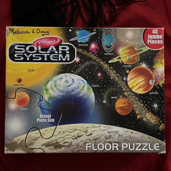 Melissa & Doug | Toys | Melissa Doug Solar System Floor Puzzle 48 Pc ...
